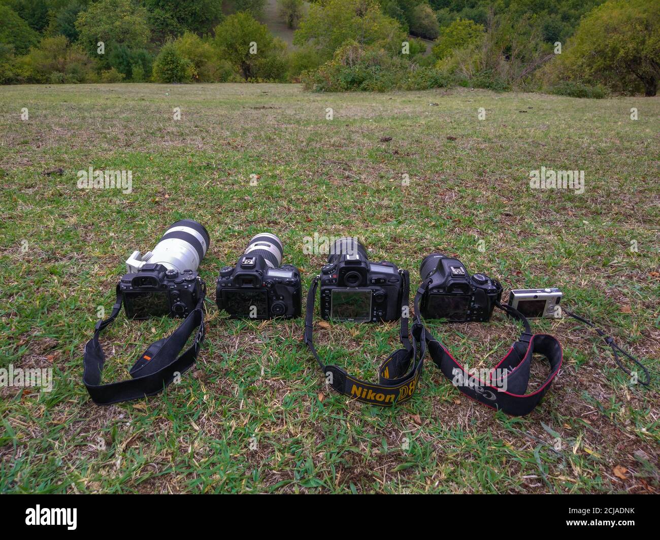 Digital cameras for shooting nature Stock Photo - Alamy