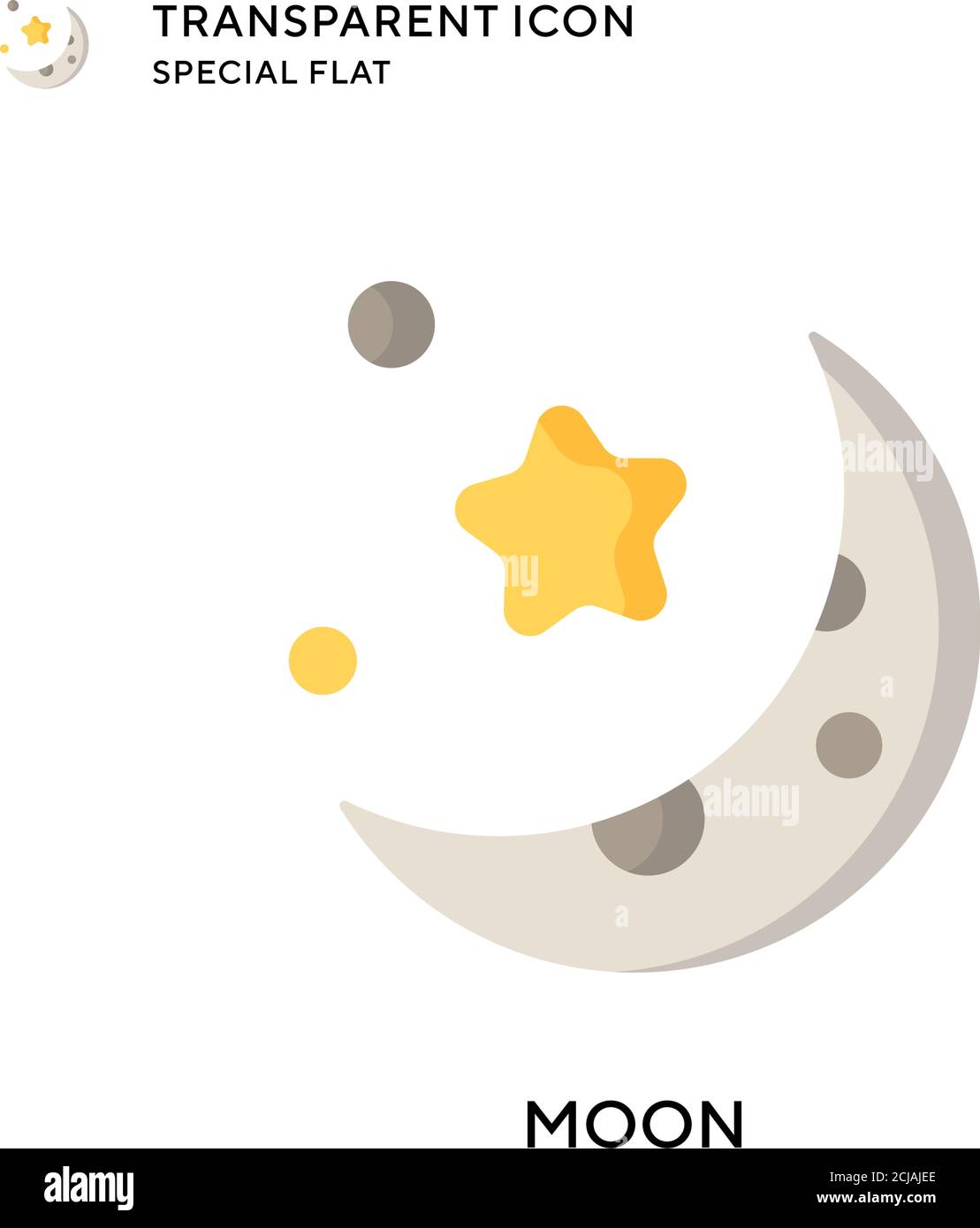 Gibbous half moon Cut Out Stock Images & Pictures - Alamy