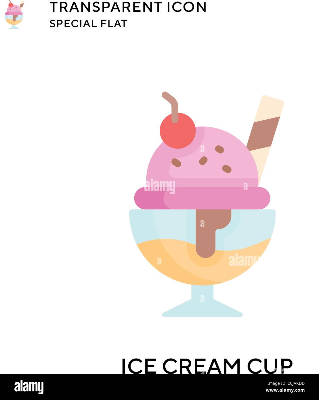 Ice Cream Cup Vector