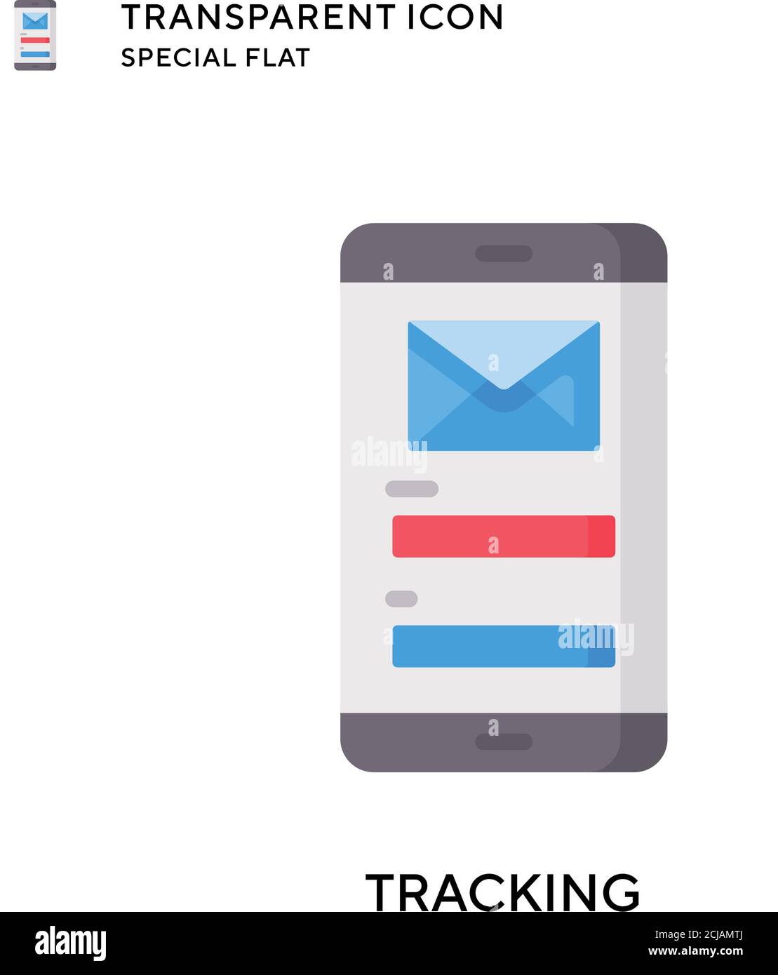 Tracking vector icon. Flat style illustration. EPS 10 vector Stock ...