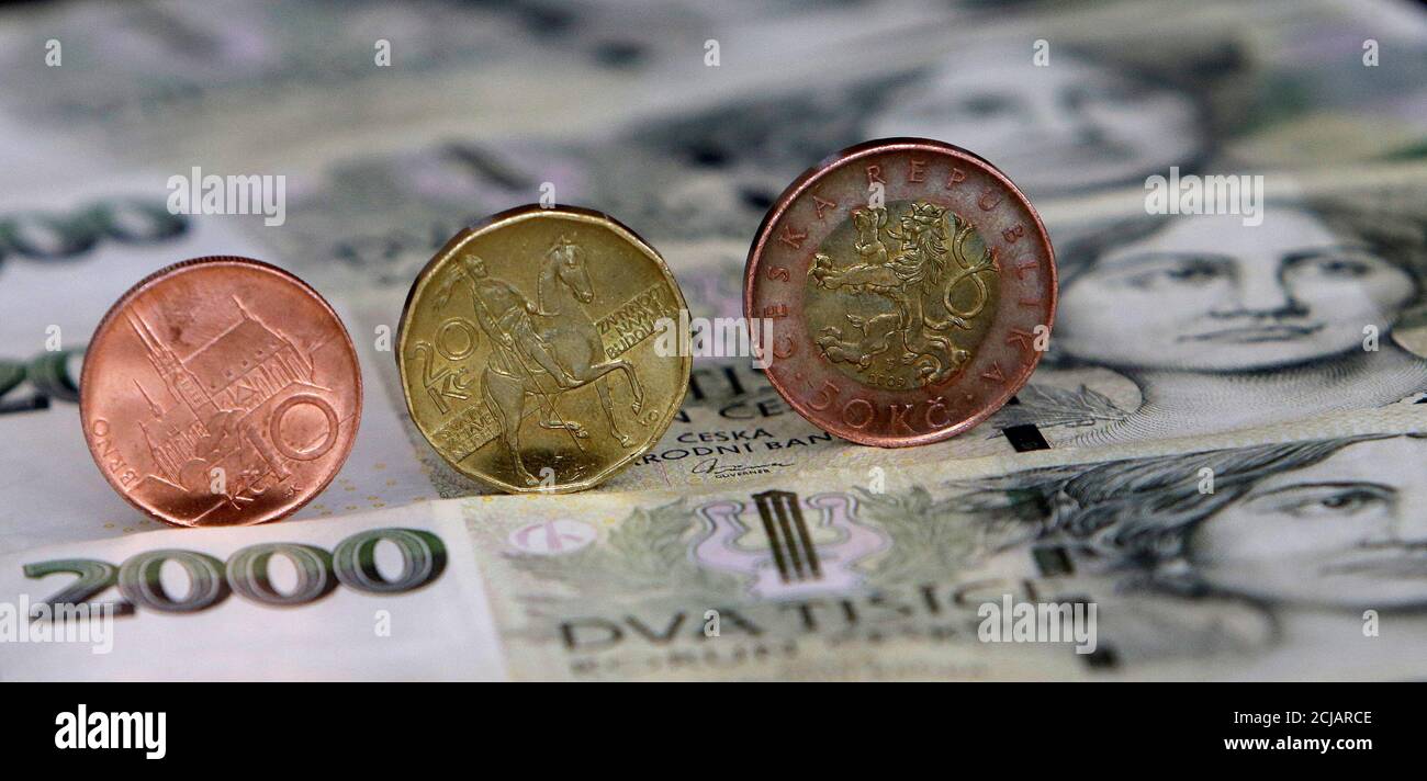 1 czech crown hi-res stock photography and images - Alamy