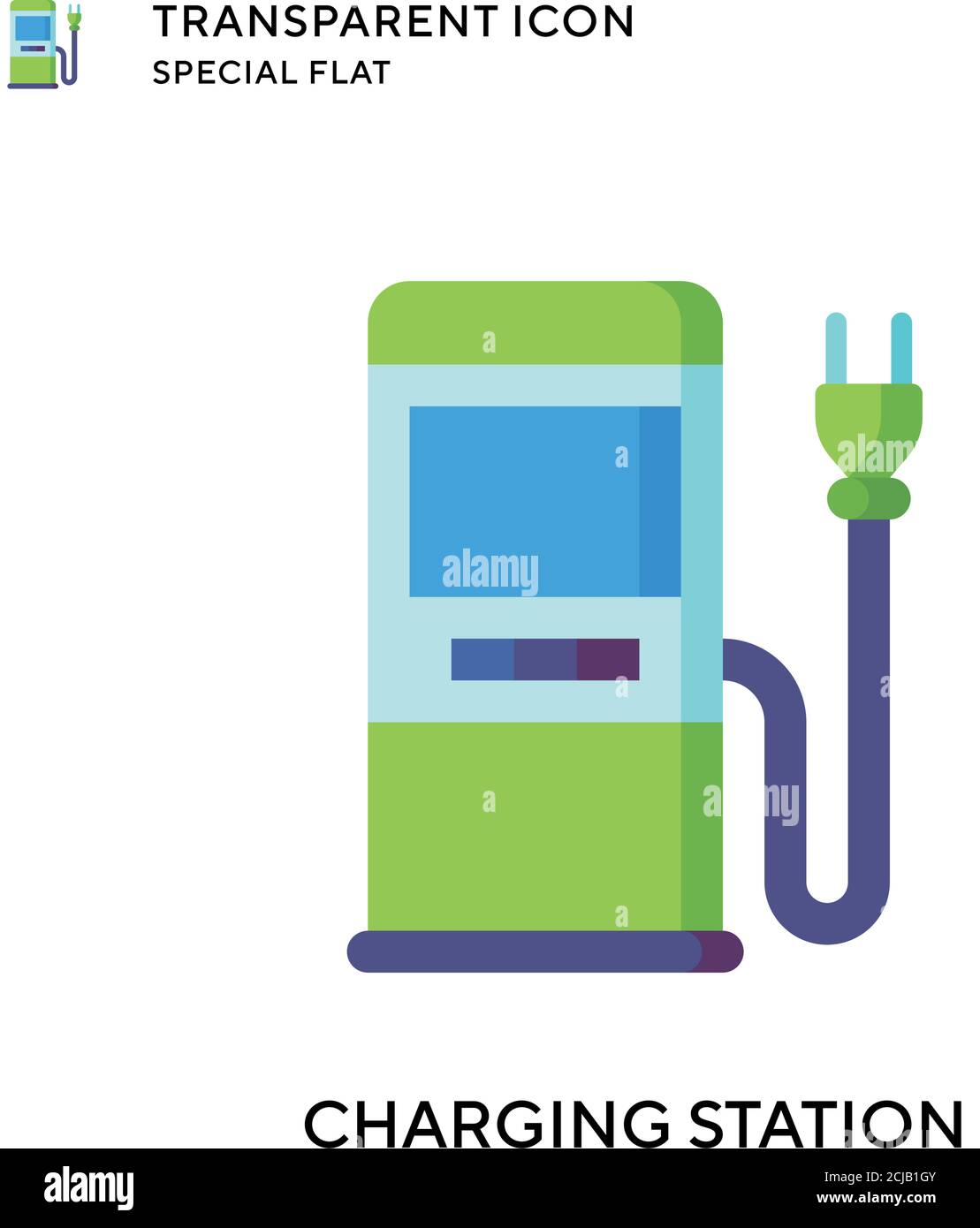 Smart ev charger Stock Vector Images - Alamy