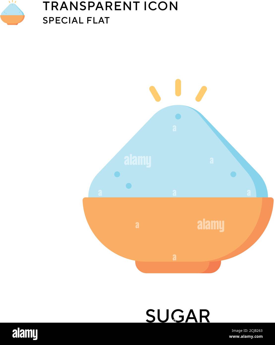 Refined cane sugar Stock Vector Images - Alamy