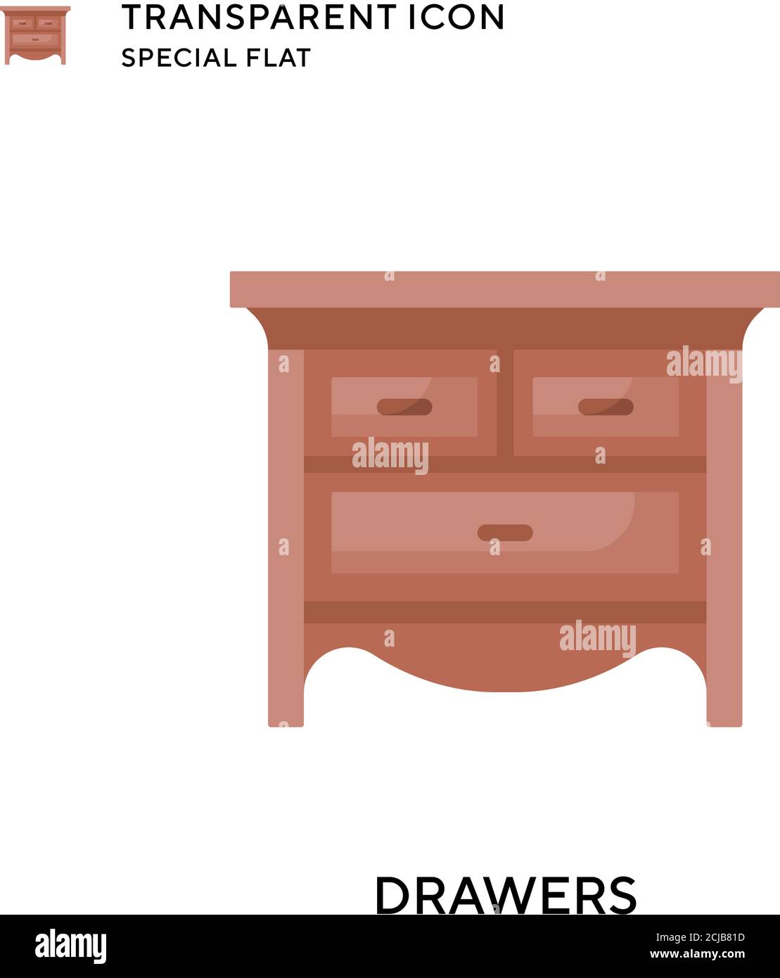 Kitchen drawer organized Stock Vector Images - Alamy