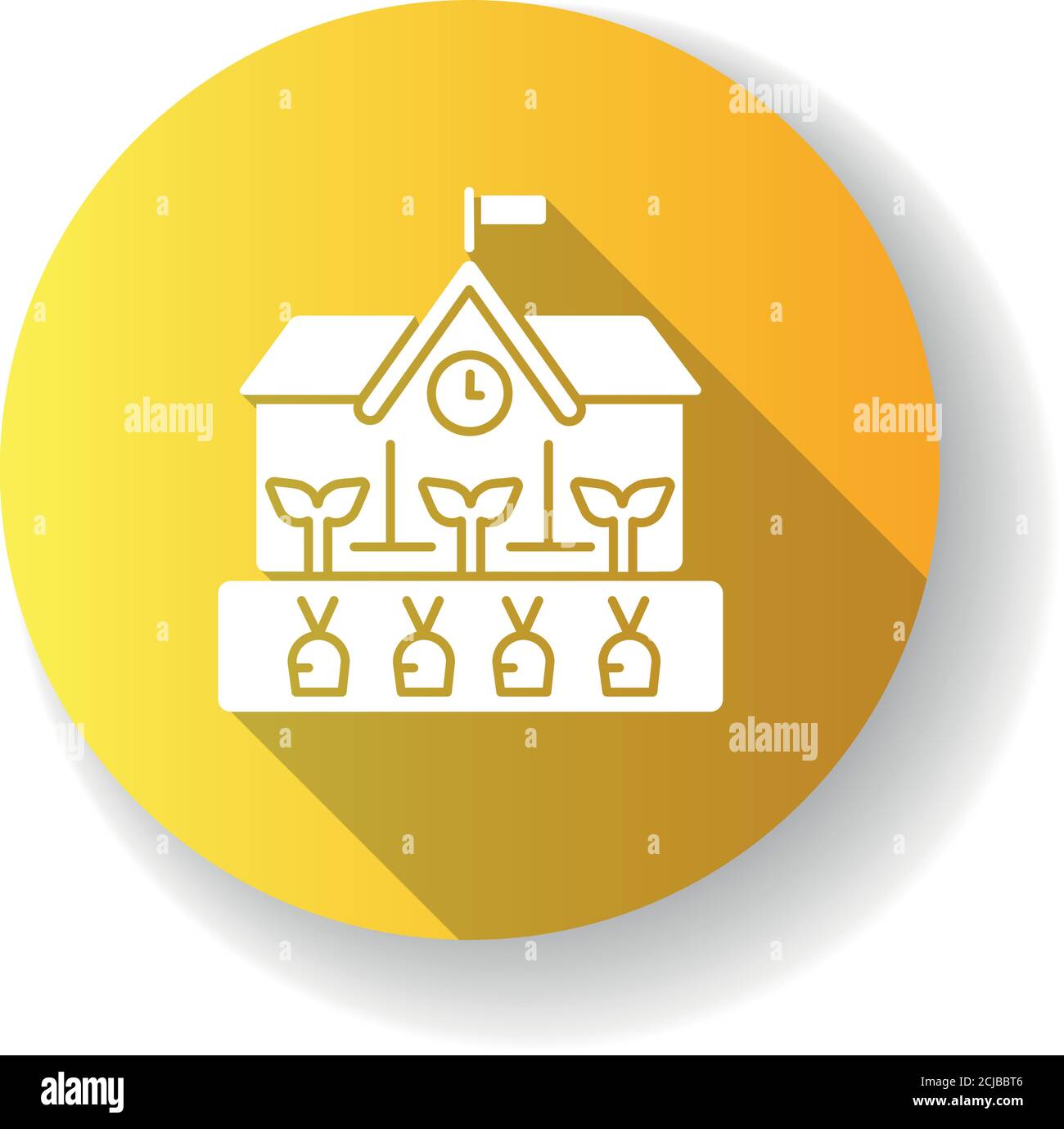Garden vegetable school Stock Vector Images - Alamy