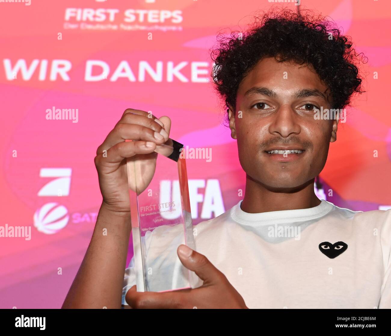 Berlin, Germany. 14th Sep, 2020. The actor Steven Sowah is delighted to ...