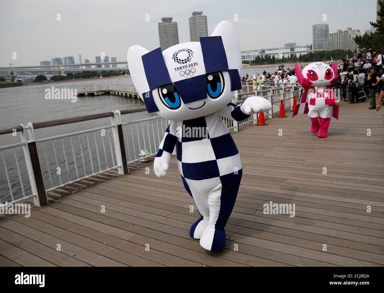 Tokyo japan olympics mascot hi-res stock photography and images - Alamy