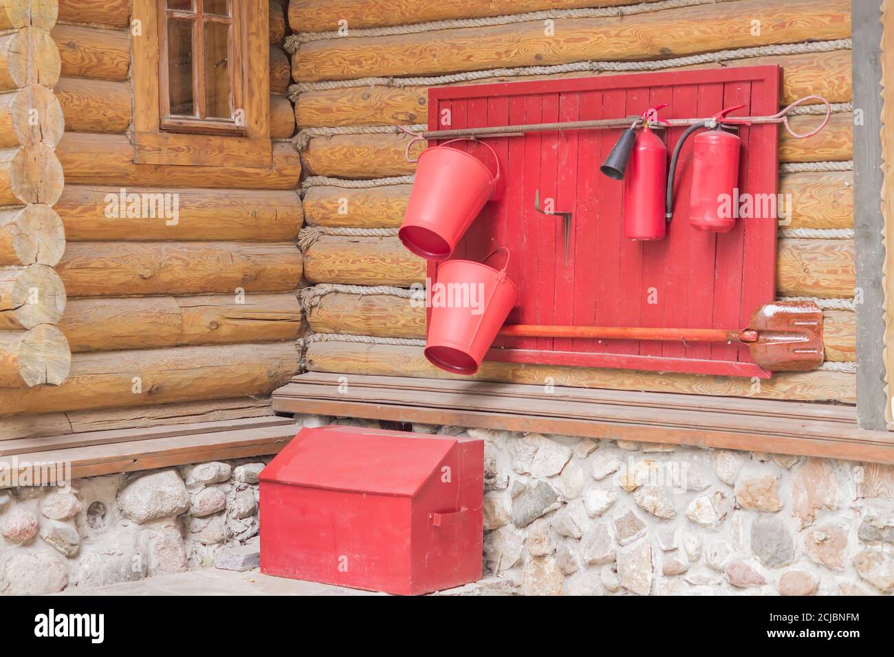 Fire bucket stand hi-res stock photography and images - Alamy