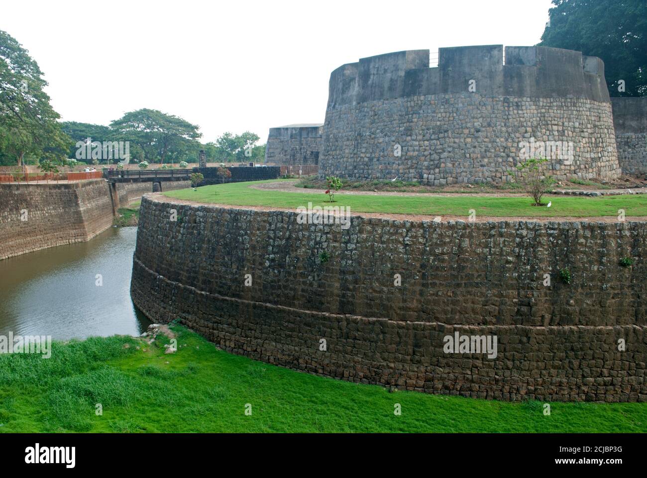 palakkad fort also called tipu's fort,kerala,india Stock Photo - Alamy