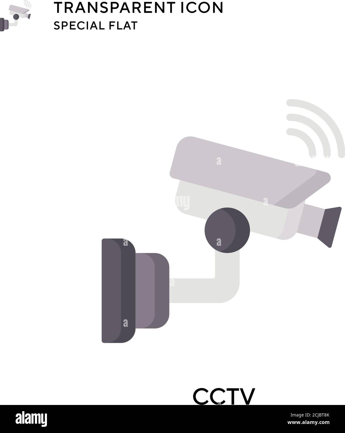 Cctv vector icon. Flat style illustration. EPS 10 vector Stock Vector ...