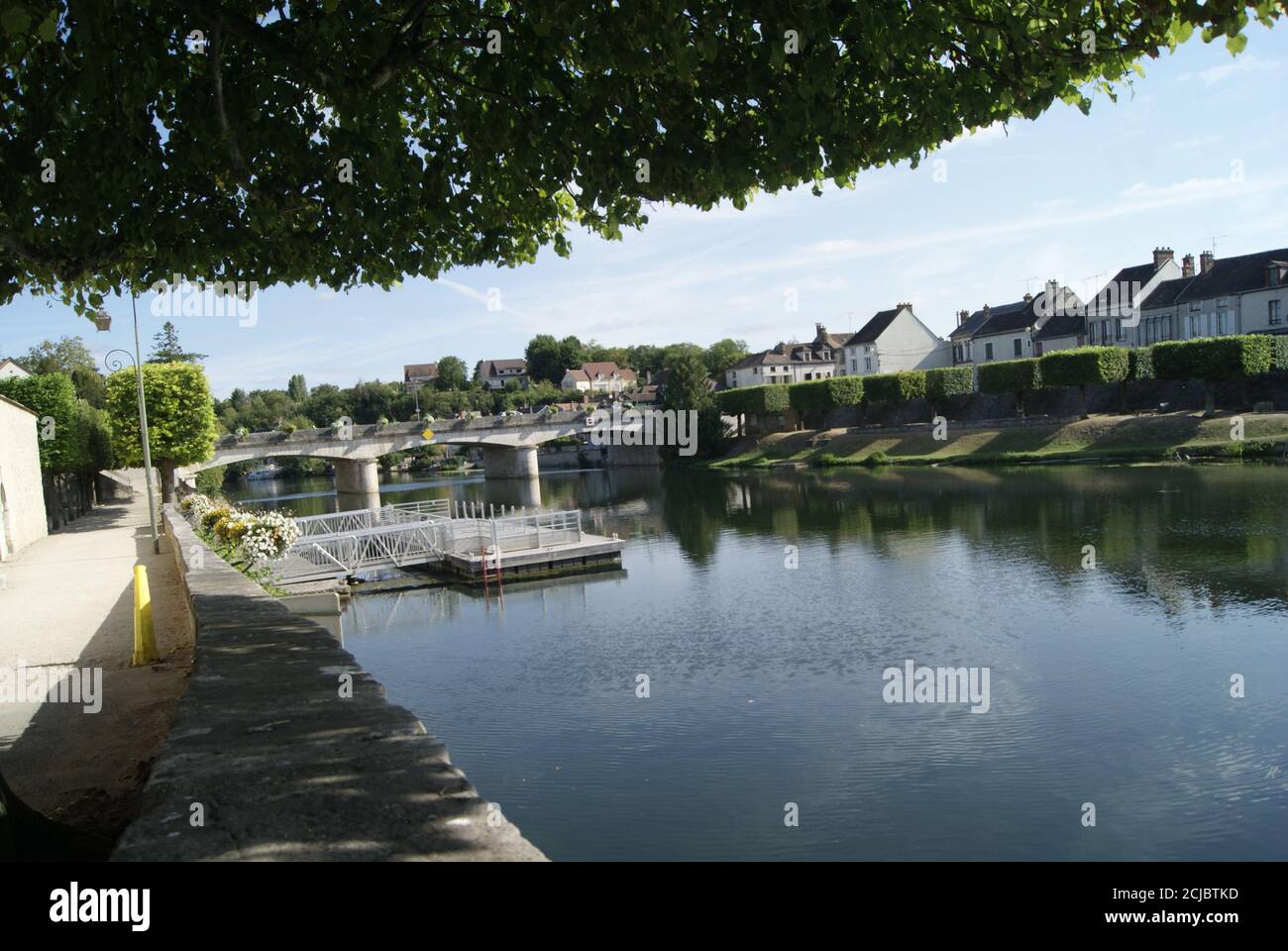 La ville de Nemours,Seine et Marne,France.Architecture Stock Photo - Alamy