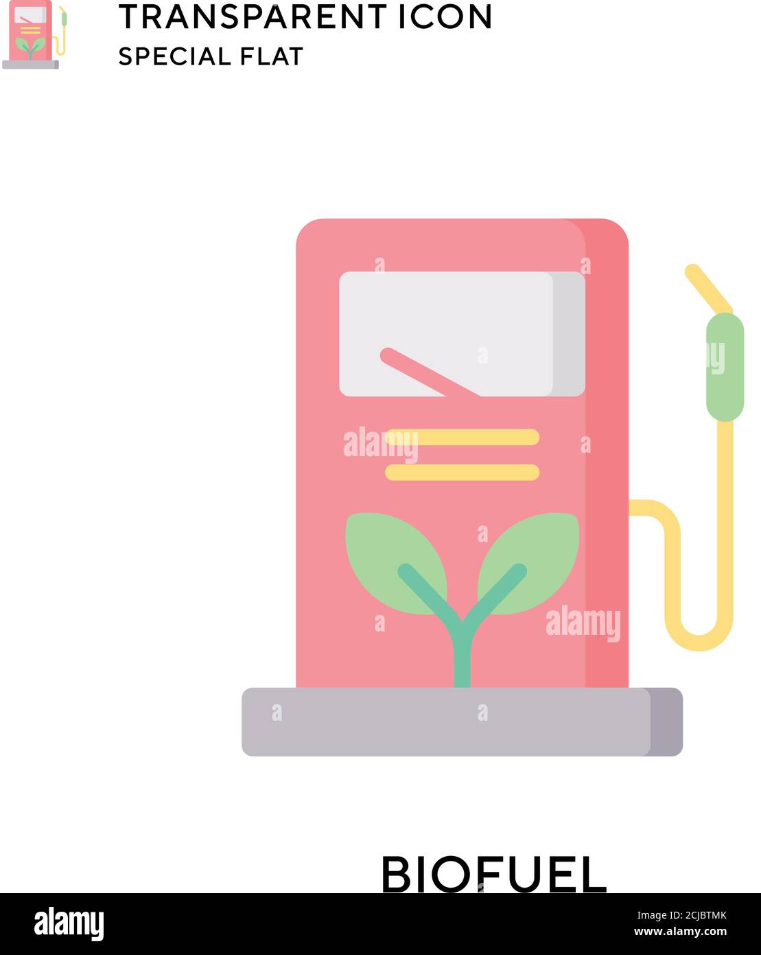 Biofuel vector icon. Flat style illustration. EPS 10 vector Stock ...