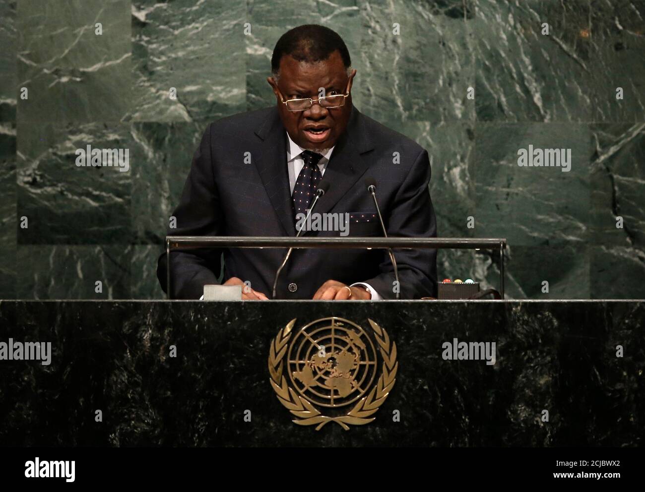 Hage geingob president of namibia hi-res stock photography and images ...