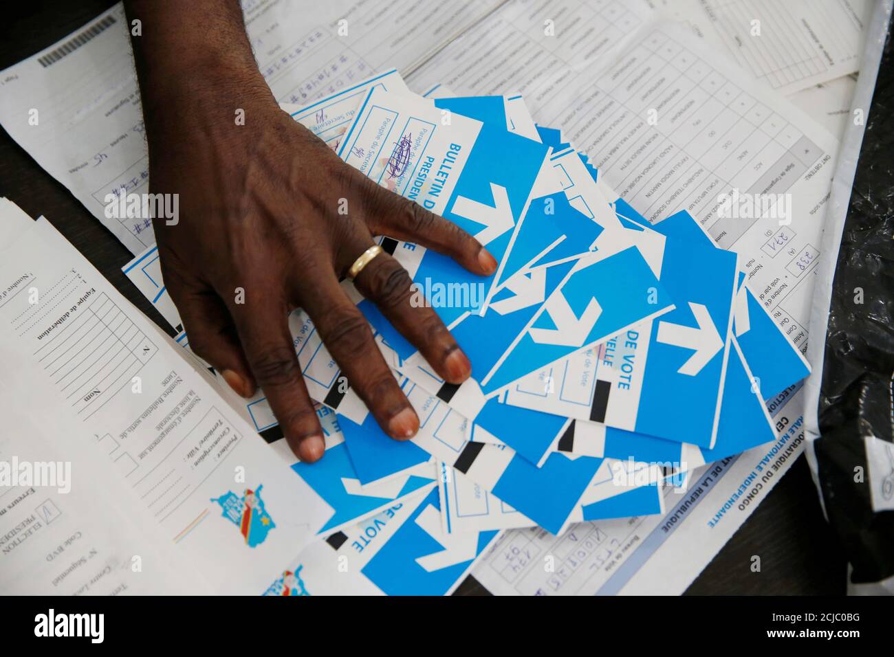 Official of independent national electoral commission hi-res stock ...