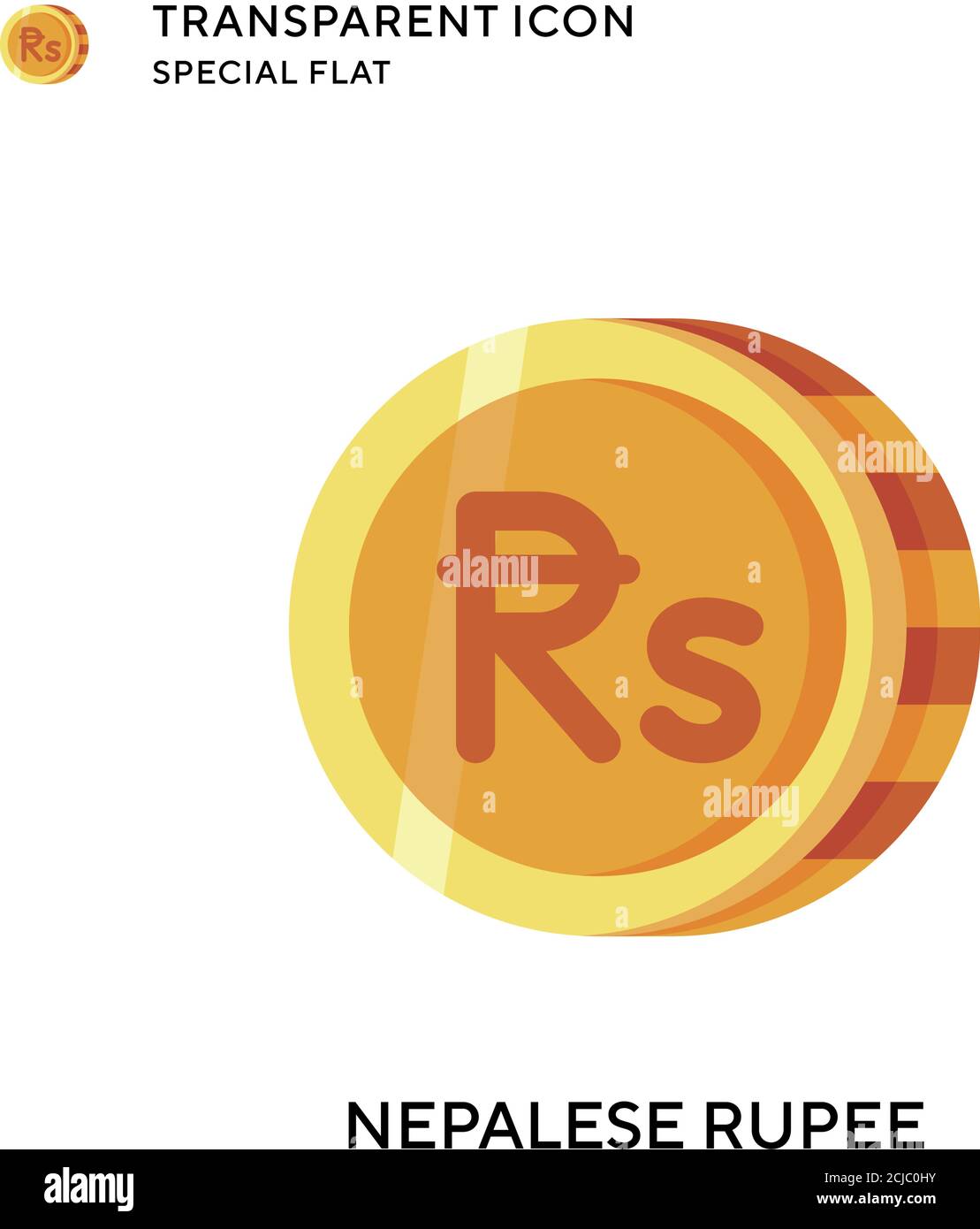 Nepal currency icon vector vectors hi-res stock photography and images ...