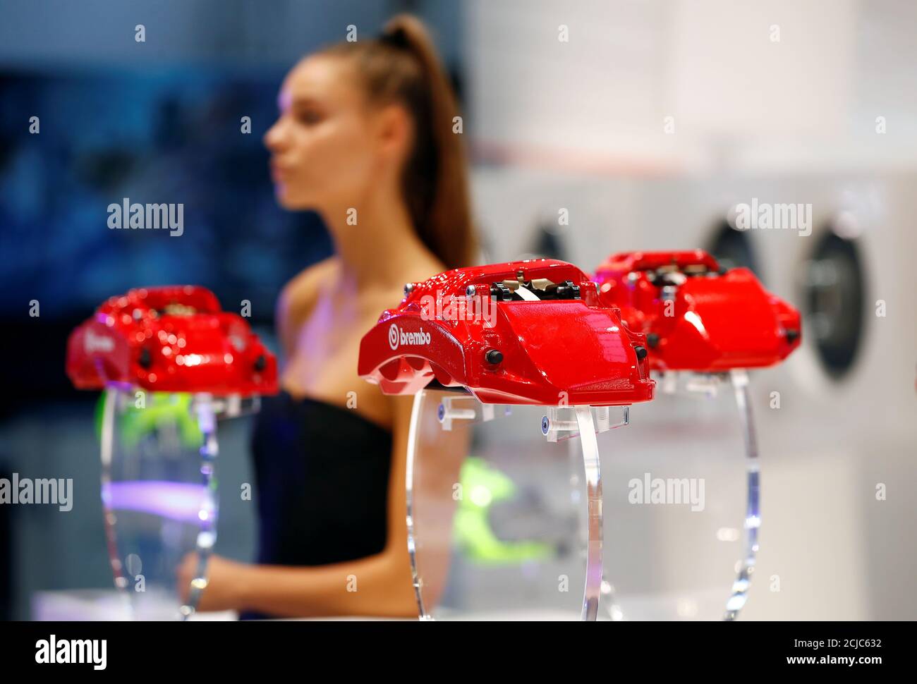 Brake calipers ferrari hi-res stock photography and images - Alamy