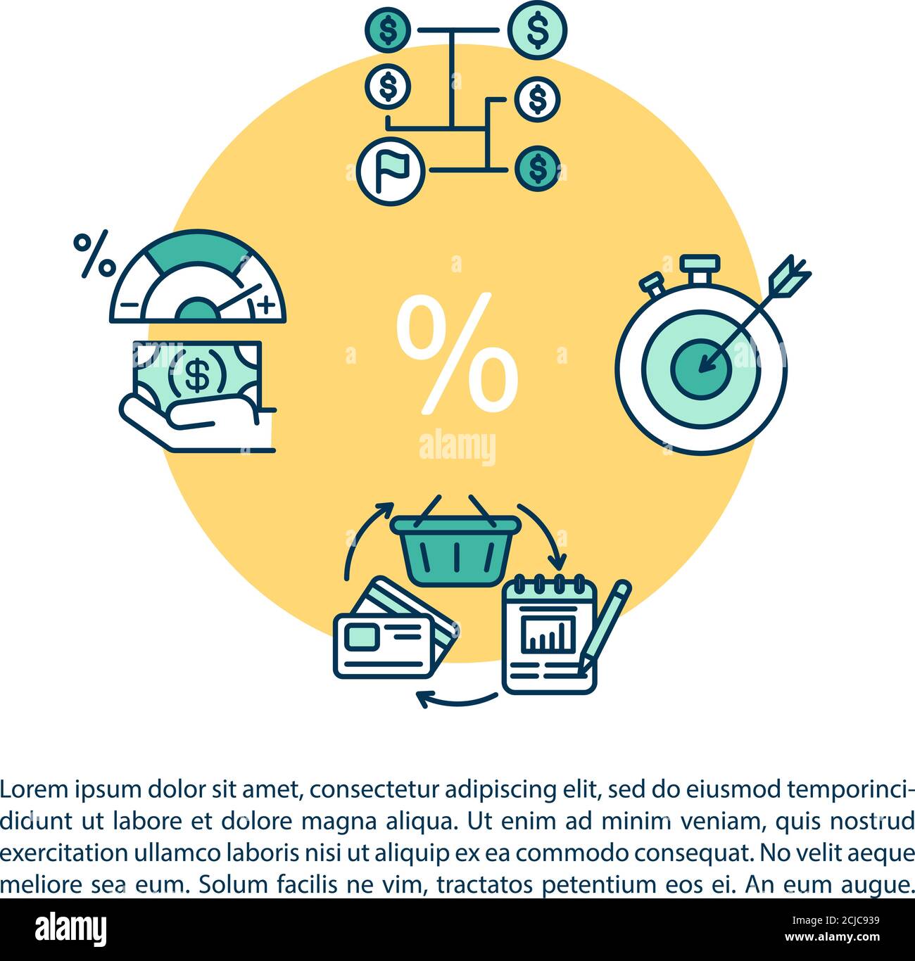 Investment private equity concept icon with text Stock Vector Image ...