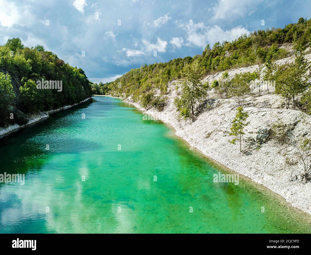 Beautiful canyon in Lengerich, Tecklenburger Land, Germany. Like the ...