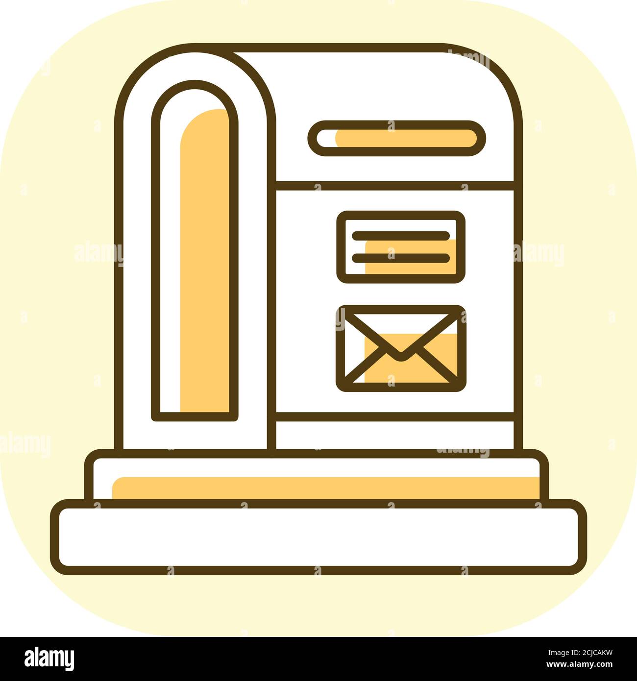 Letter conveyance Stock Vector Images - Alamy