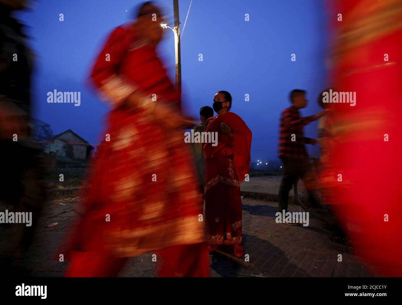 Dashain celebrations in nepal hi-res stock photography and images - Alamy