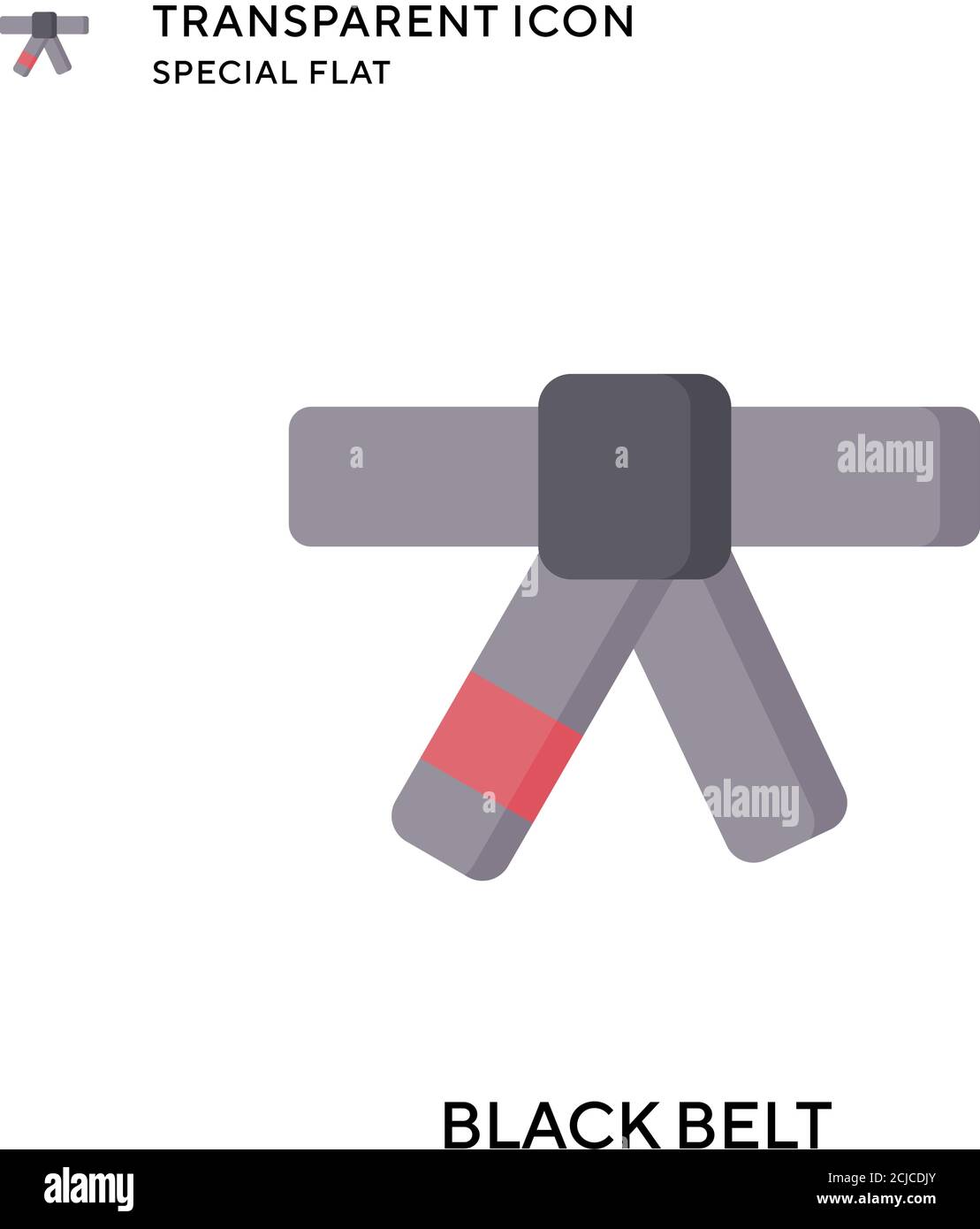 Karate belt knot Stock Vector Images - Alamy