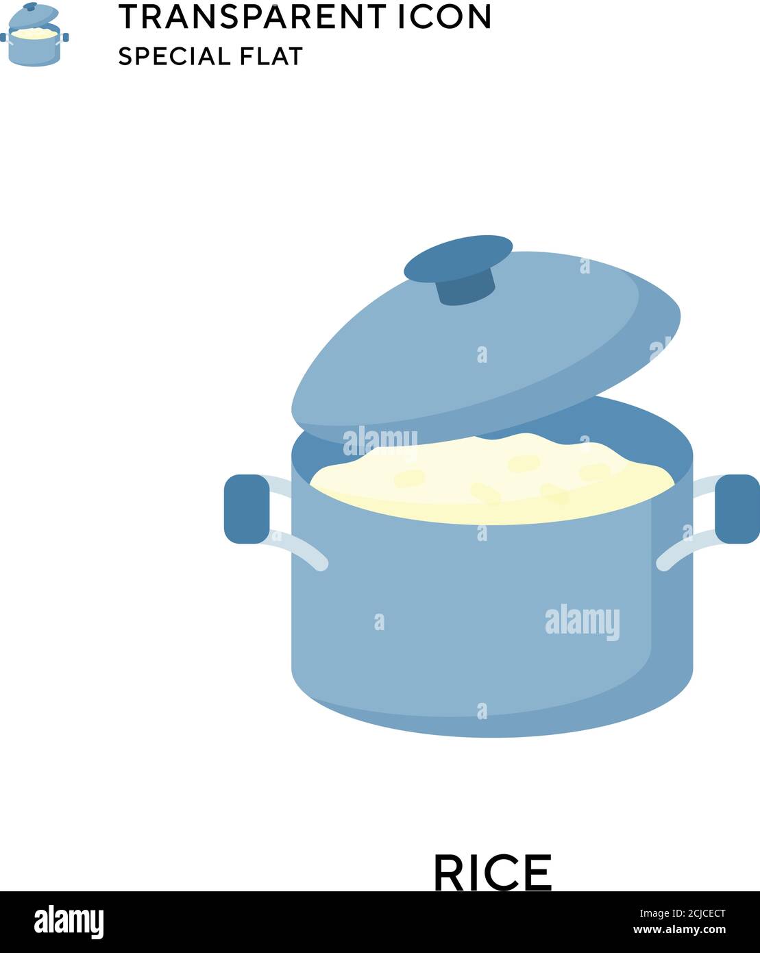 Dish of brown basmati rice Stock Vector Images - Alamy