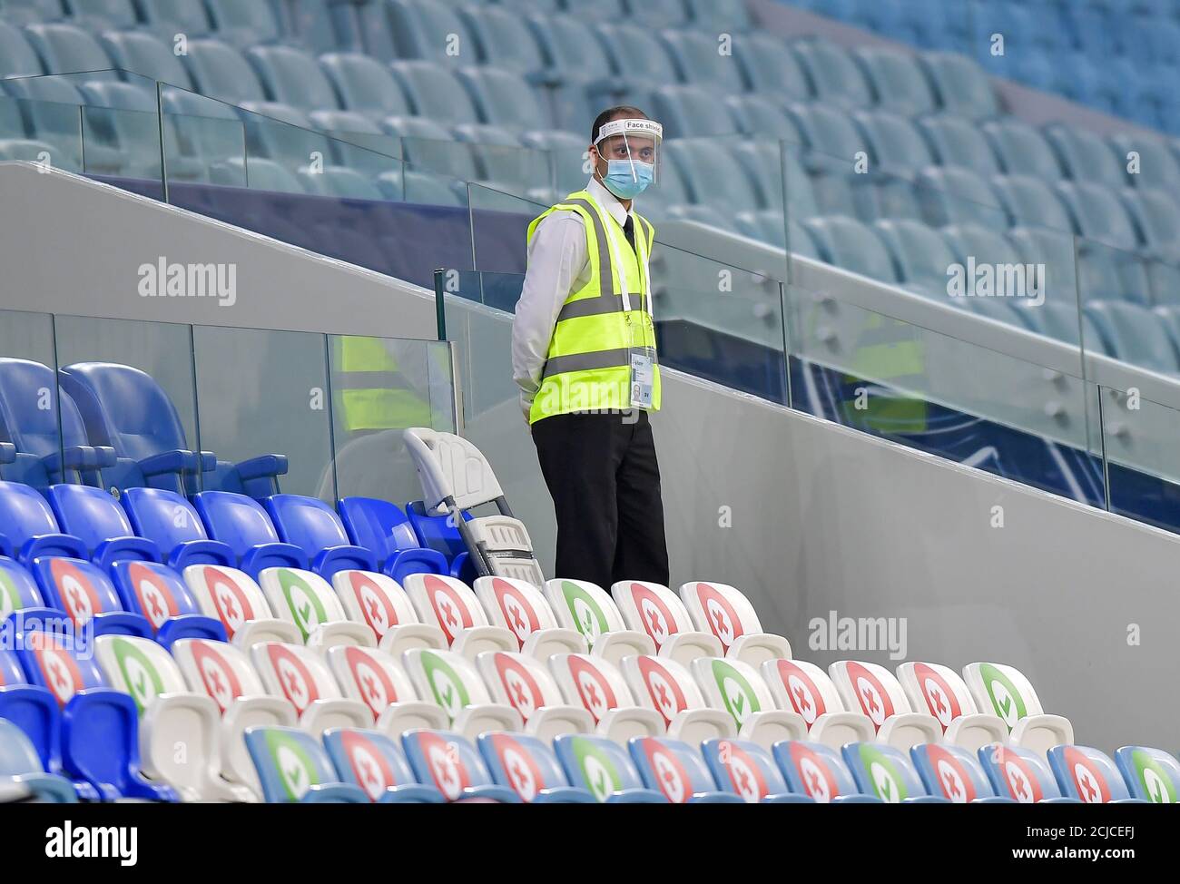 Football security doha hi-res stock photography and images - Alamy