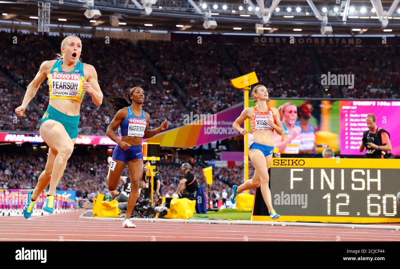 Womens 100 meters hurdles hi-res stock photography and images - Alamy