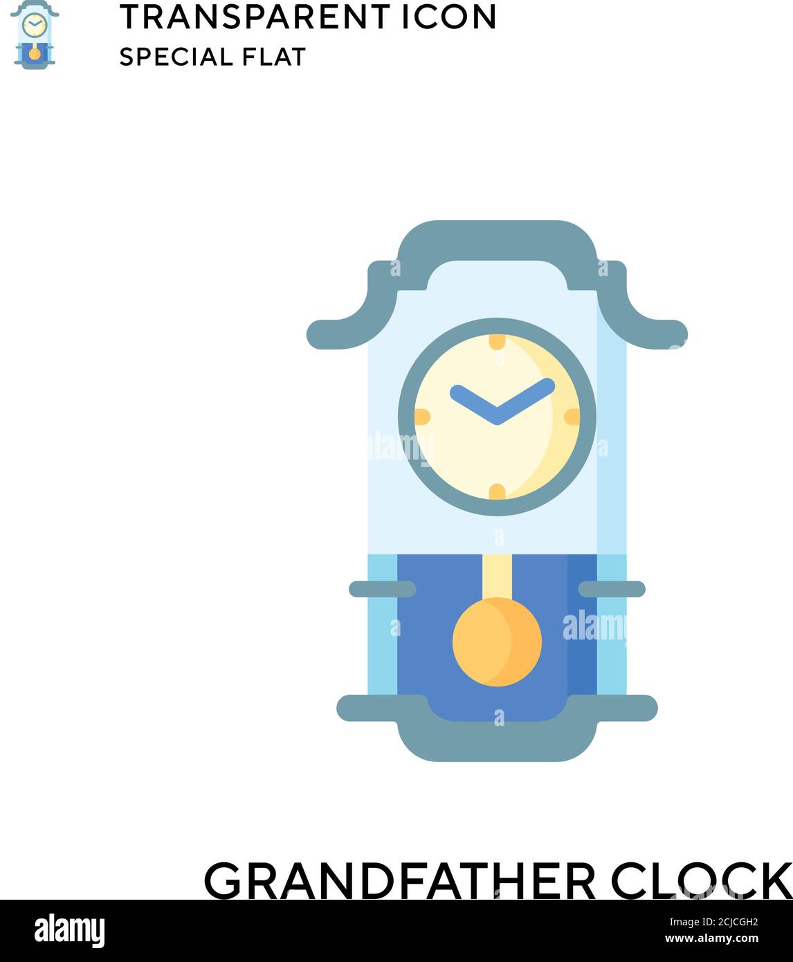 Tall grandfather clock Stock Vector Images - Alamy