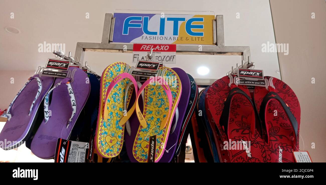 DISTRICT KATNI, INDIA - SEPTEMBER 17, 2019: Branded girls sleepers ...