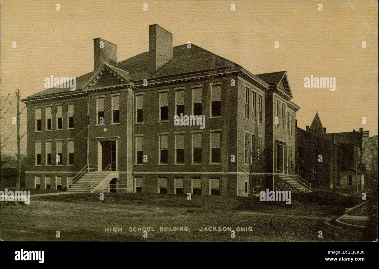 High School Building Stock Photo - Alamy