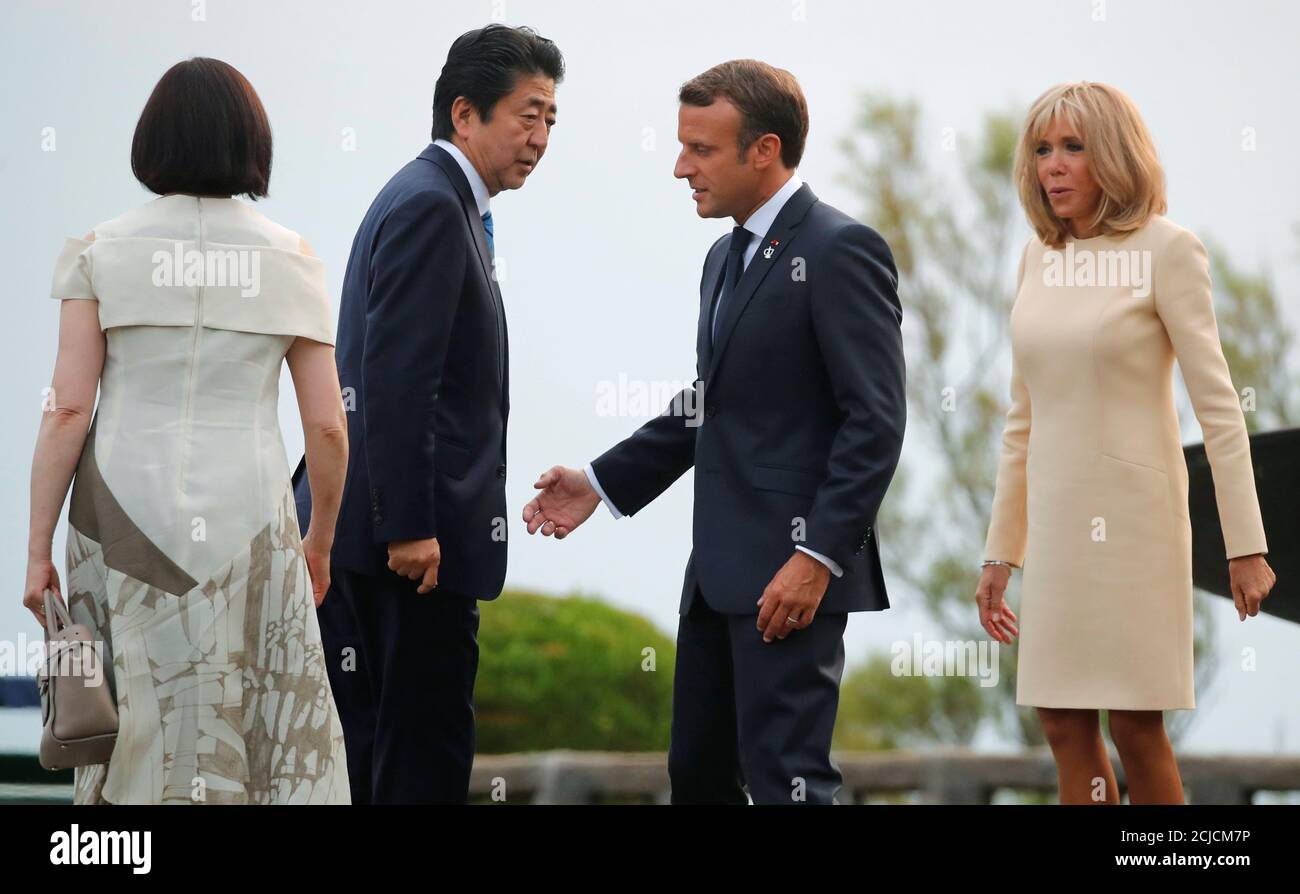 Brigitte macron a biarritz hi-res stock photography and images - Alamy