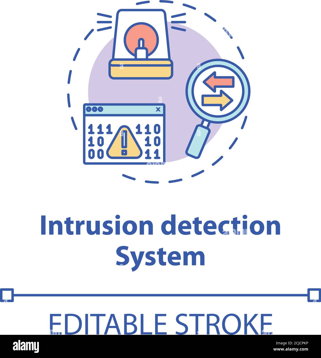 Intrusion detection system concept icon Stock Vector Image & Art - Alamy Intrusion detection system concept icon Stock Vector Image & Art - Alamy