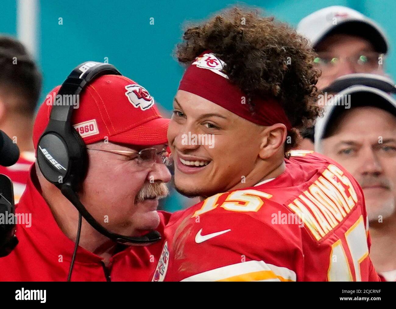 Andy reid mahomes hi-res stock photography and images - Alamy