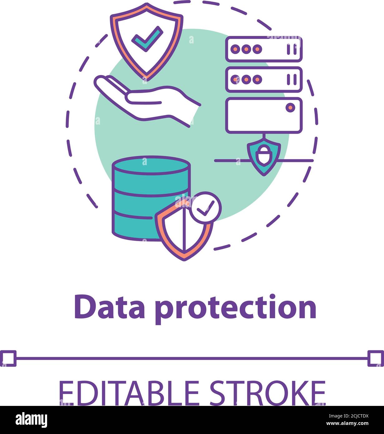 Safeguarding online Stock Vector Images - Alamy