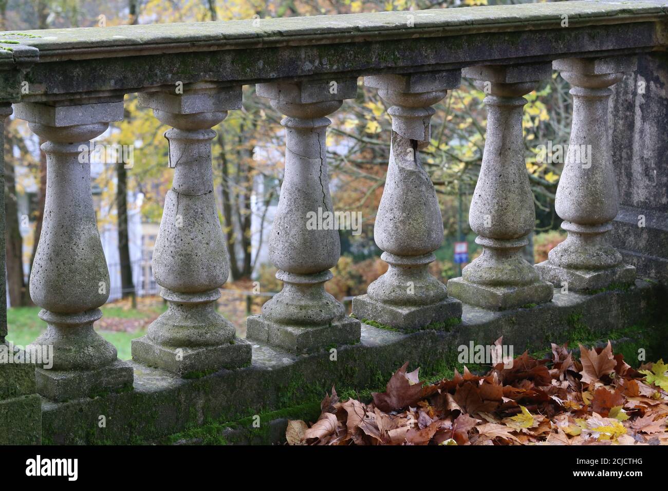 Closeup shot old balustrade hi-res stock photography and images - Alamy