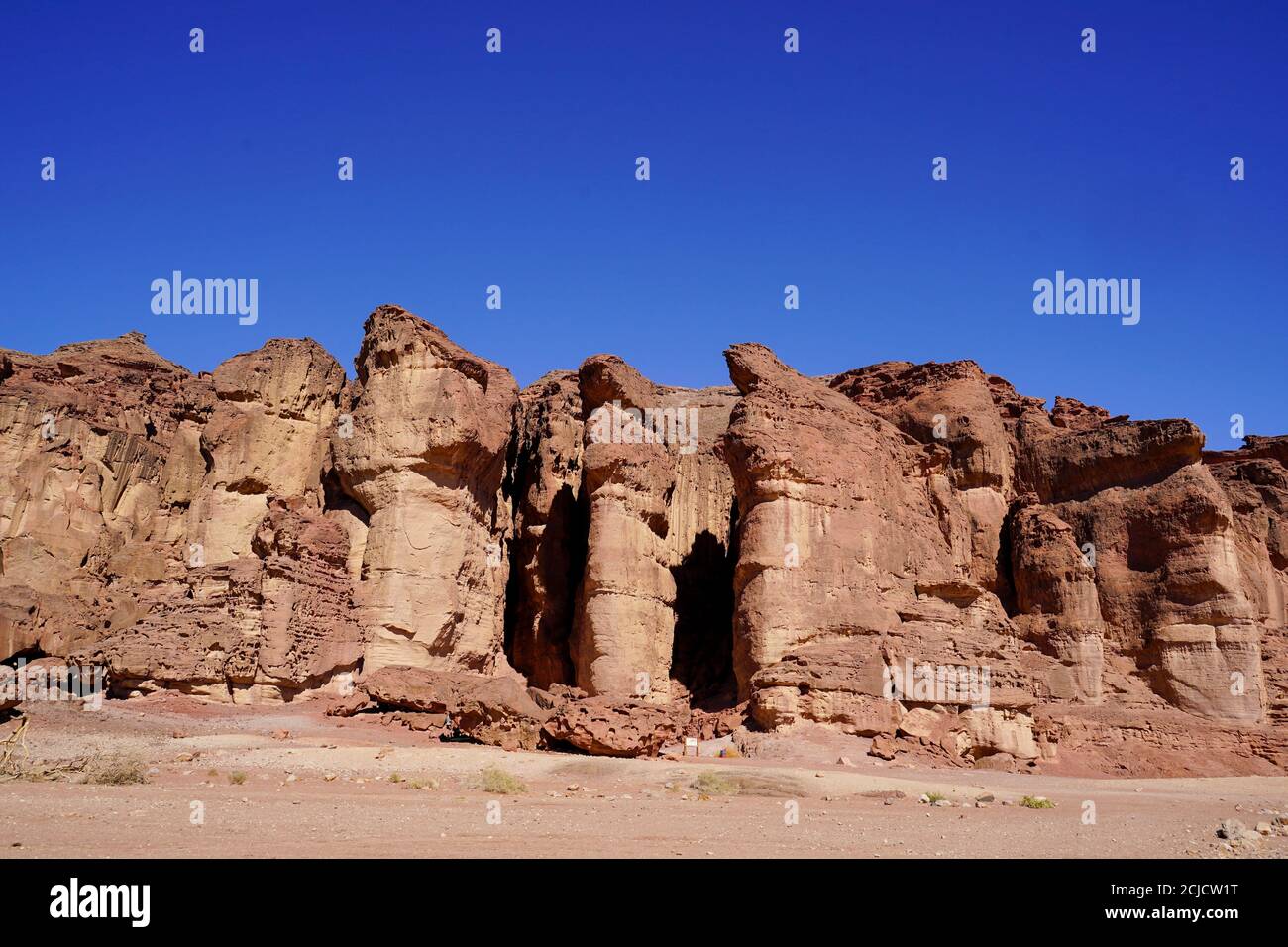 Solomon's Pillars, Timna Valley, Arava, Israel. The Timna Natural and ...