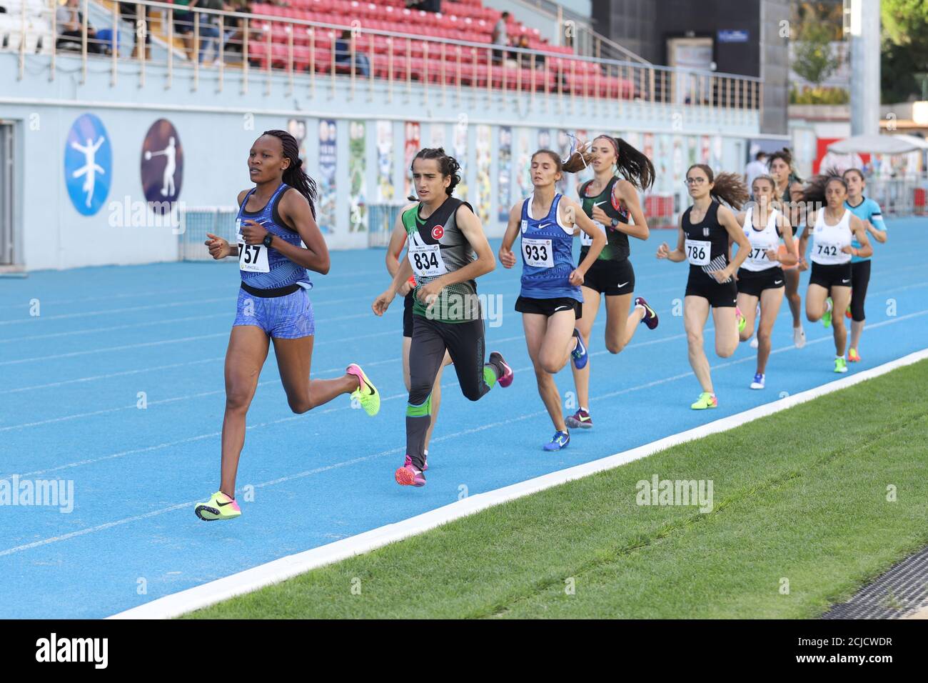 ISTANBUL, TURKEY - SEPTEMBER 05, 2020: Athletes running during Turkish ...