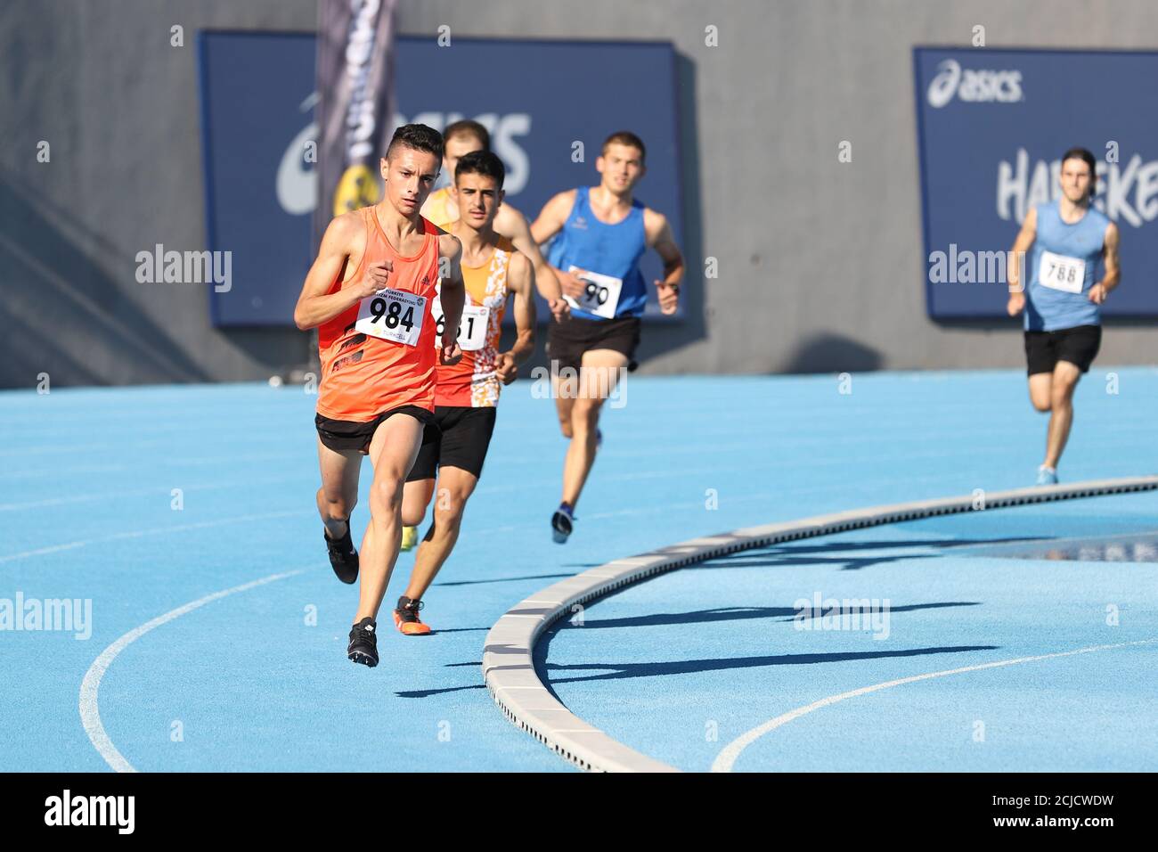 ISTANBUL, TURKEY - SEPTEMBER 05, 2020: Athletes running during Turkish ...