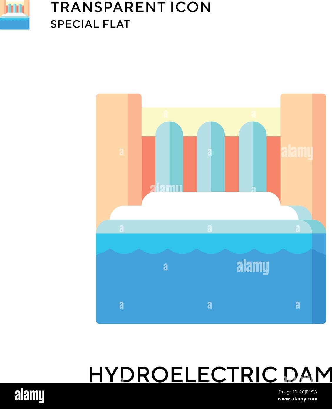 Hydroelectric view Stock Vector Images - Alamy