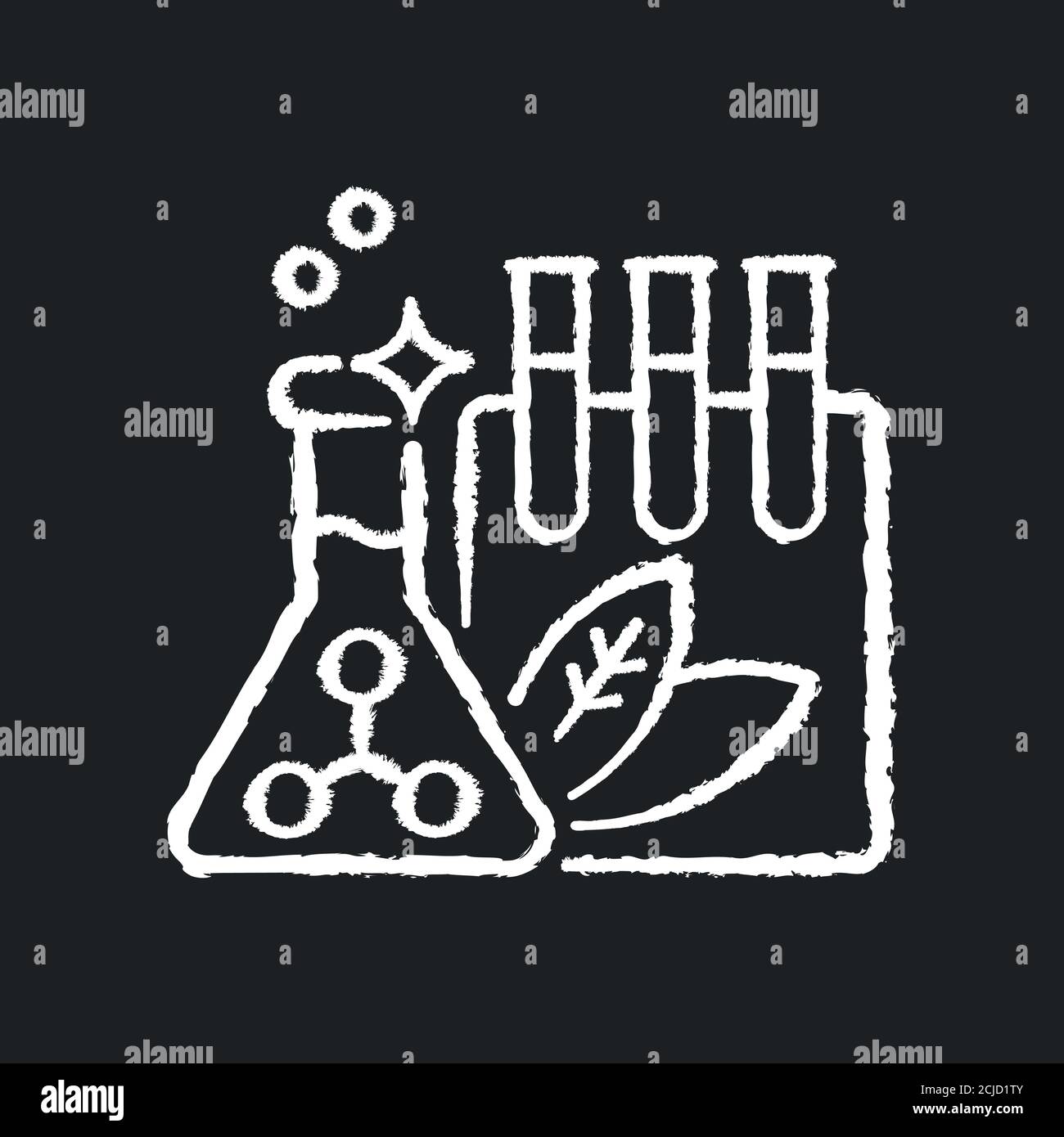 Preservatives chalk white icon on black background Stock Vector Image ...