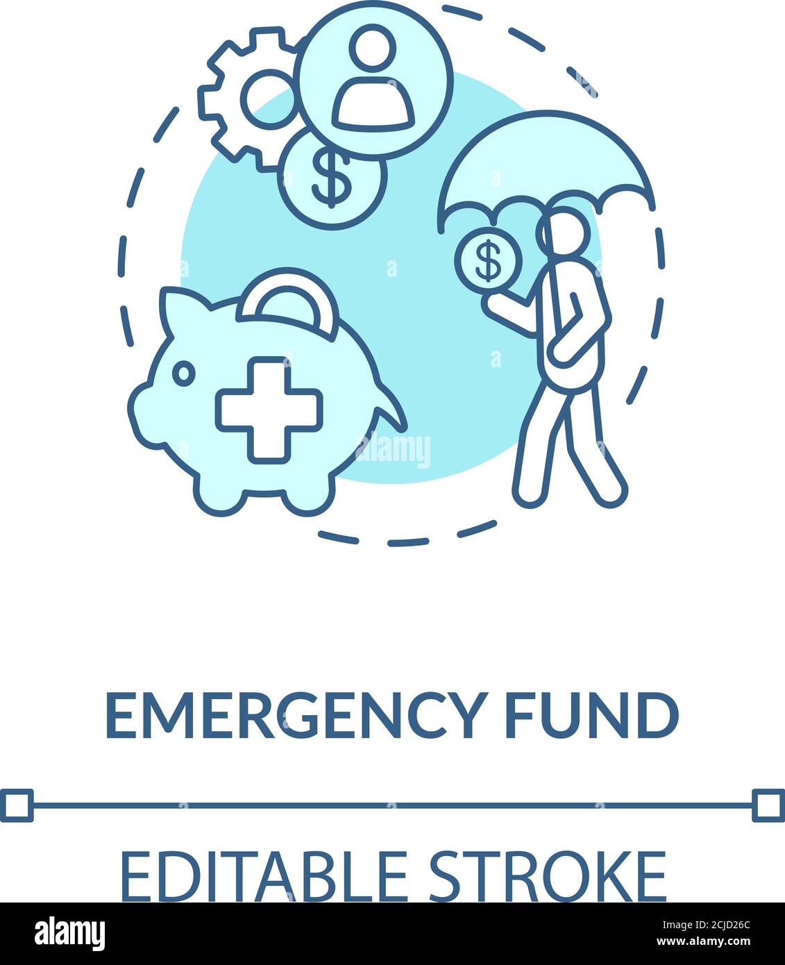 Emergency fund icon Stock Vector Image & Art - Alamy