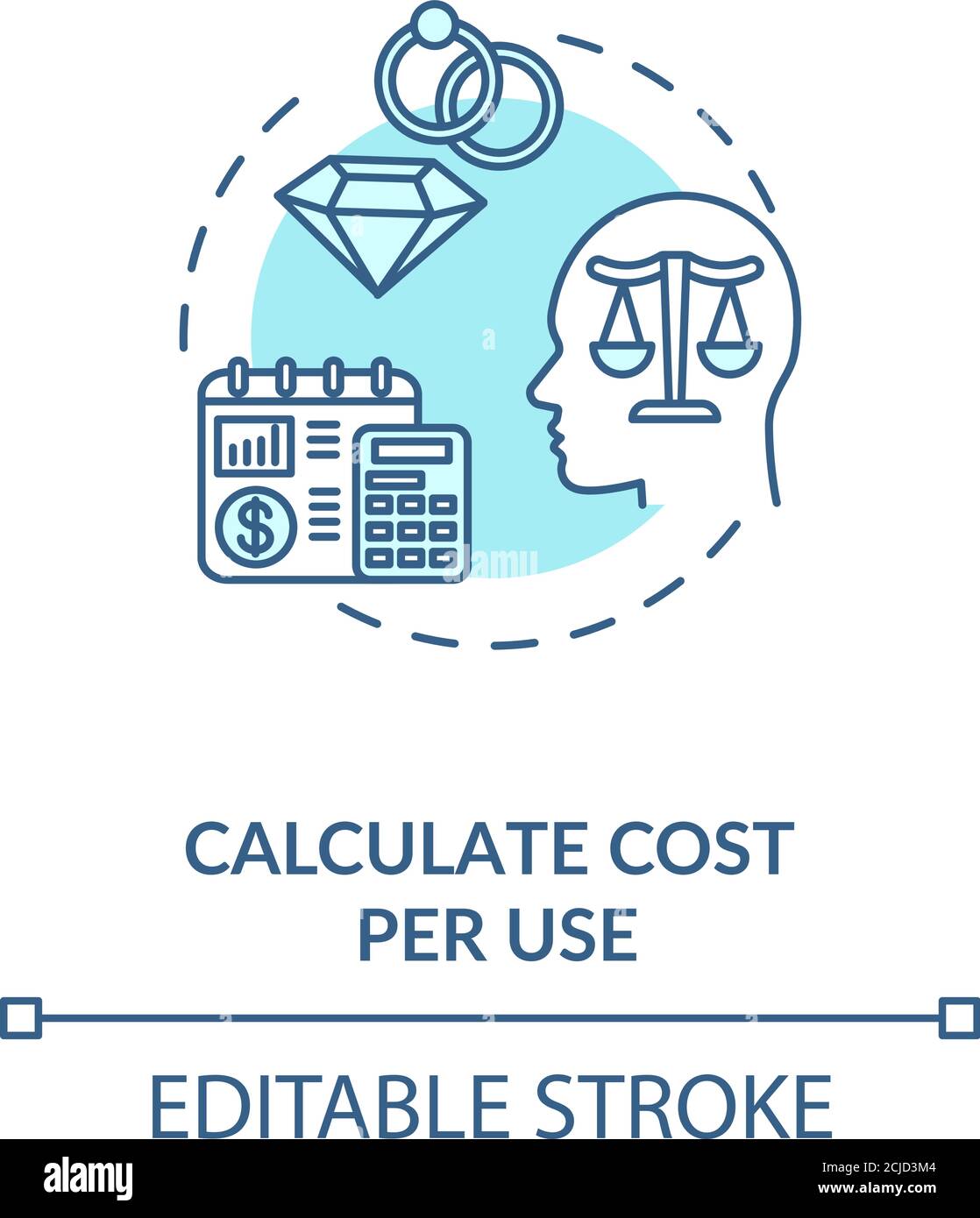 Calculate cost per use concept icon Stock Vector Image & Art - Alamy Calculate cost per use concept icon Stock Vector Image & Art - Alamy