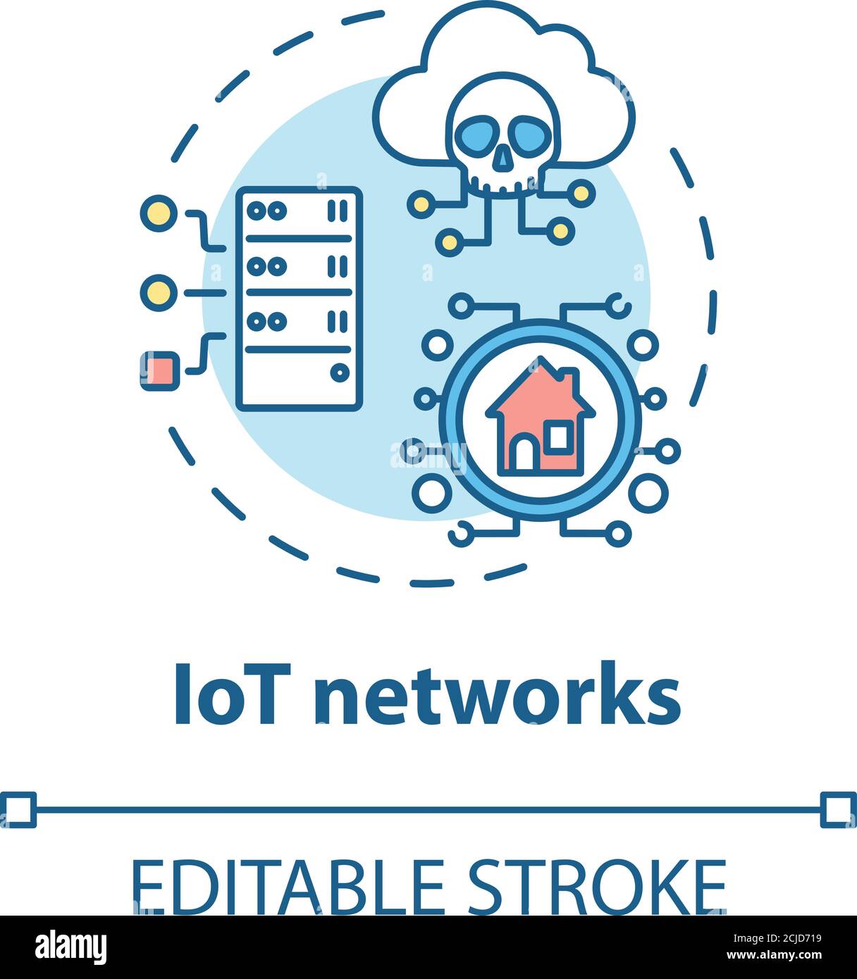 IoT networks concept icon Stock Vector Image & Art - Alamy