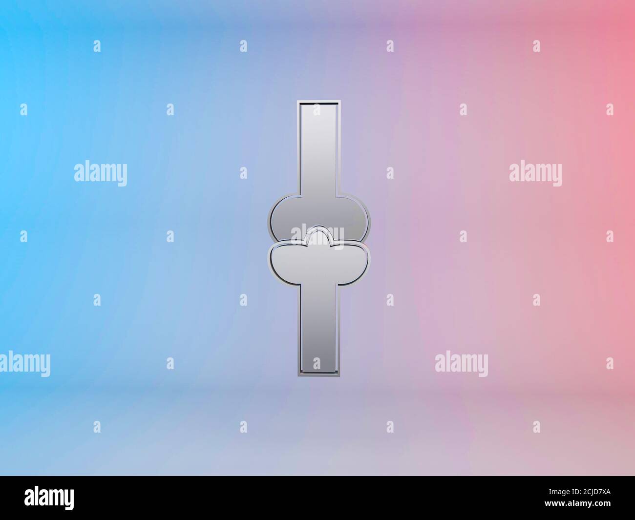 3D illustration of a joint of bones on a colorful background Stock ...
