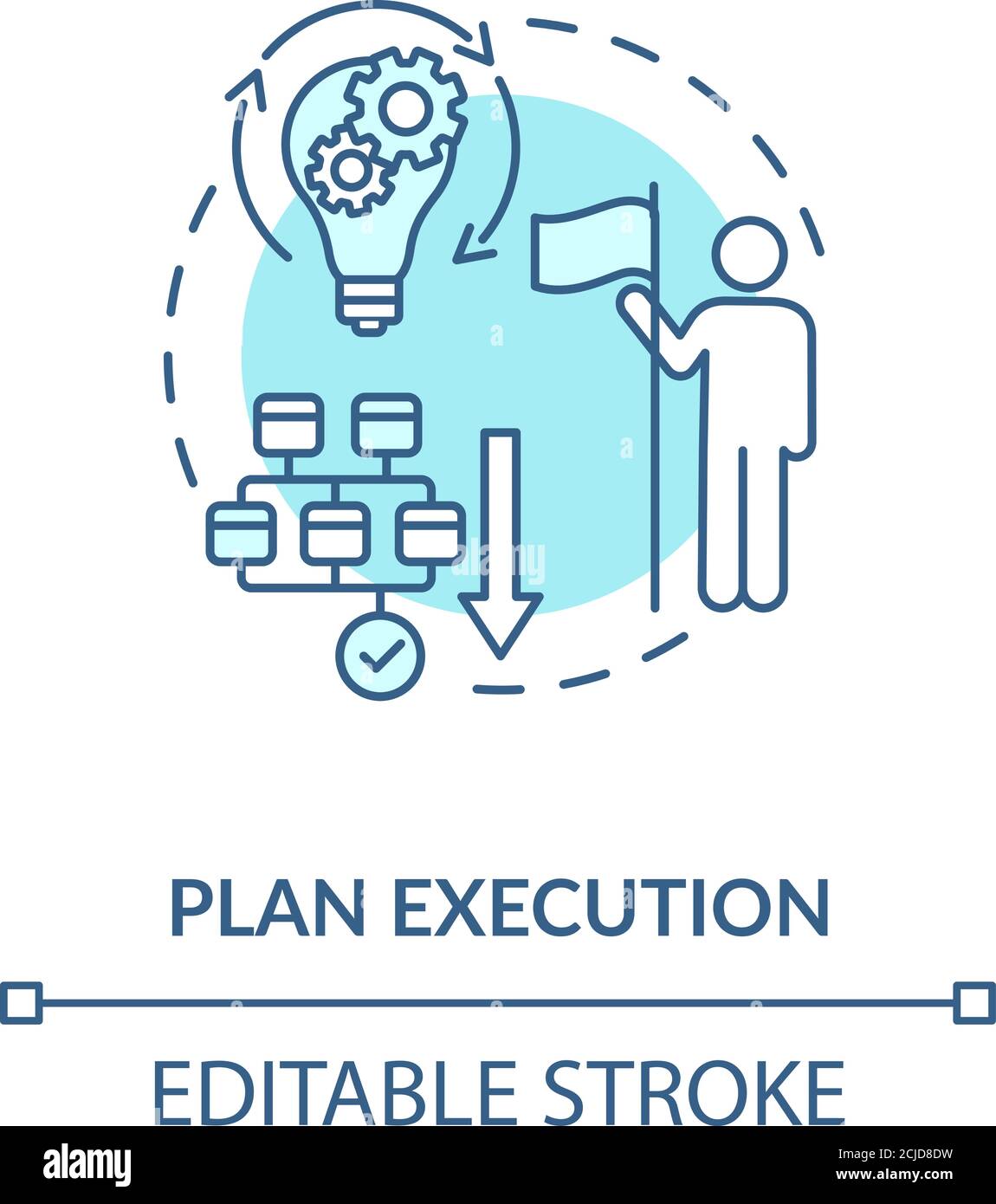 Plan execution concept icon Stock Vector Image & Art - Alamy Plan execution concept icon Stock Vector Image & Art - Alamy