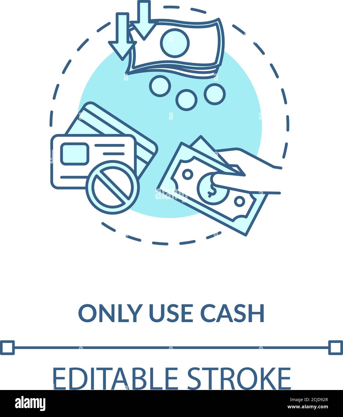 Cash only Cut Out Stock Images & Pictures - Alamy