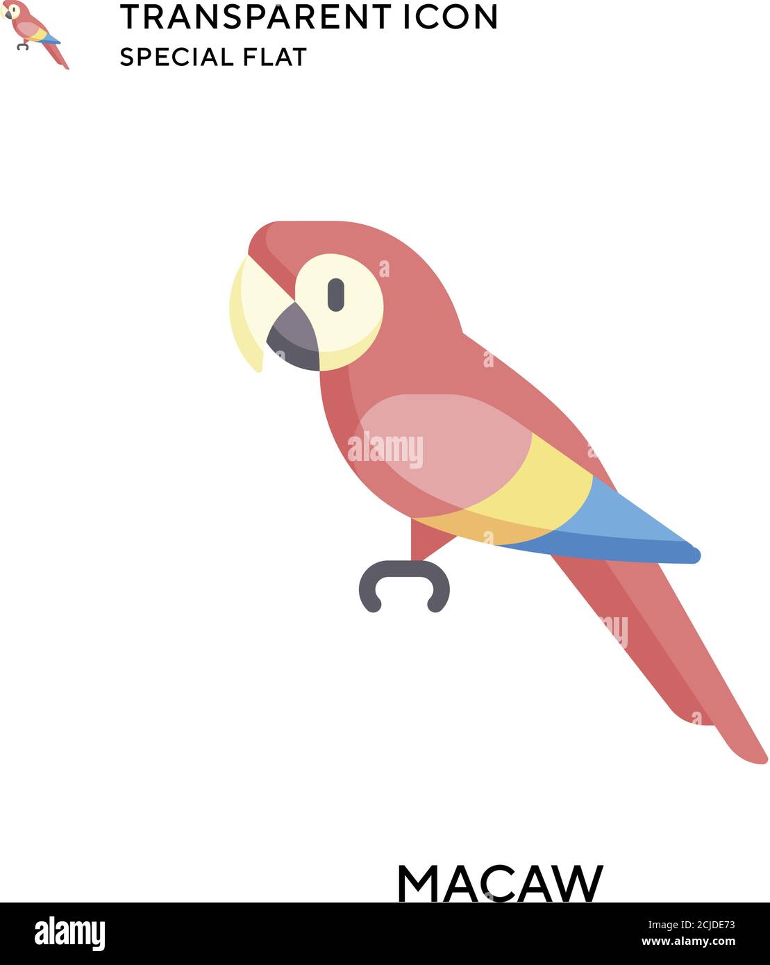 Scarlet macaw vector vectors hi-res stock photography and images - Alamy