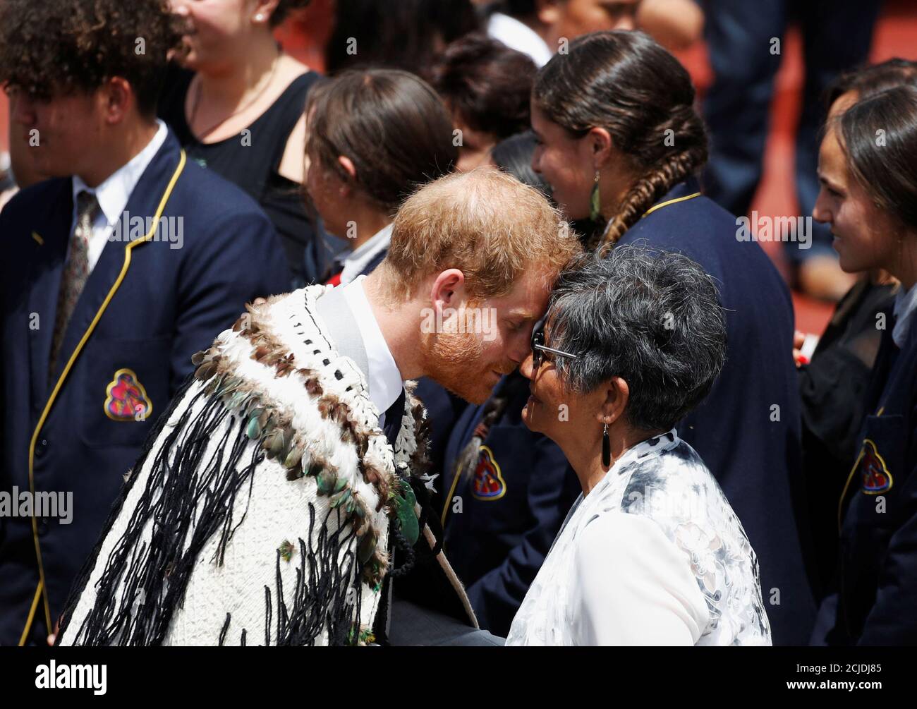 Hongi greeting hi-res stock photography and images - Alamy
