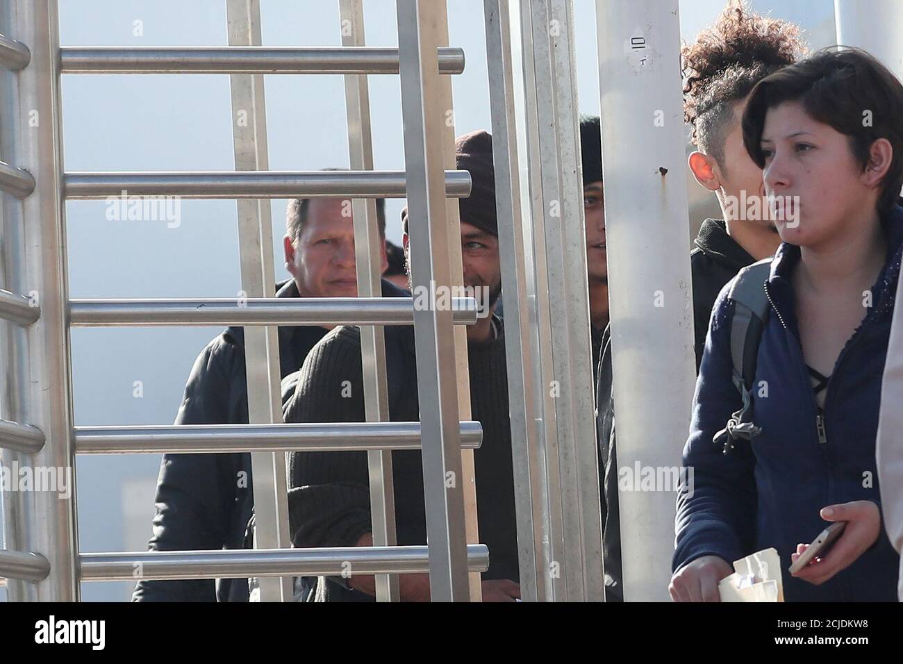 Mexico border crossing gate hi-res stock photography and images - Alamy